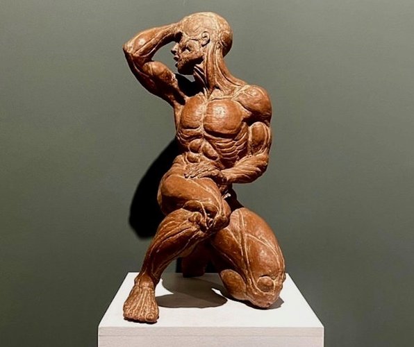 French Artist, Model or Écorché of a Flayed Man, 20th Century ...