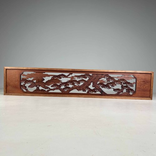 Wooden Ranma Temple Mountain Landscape, Japan, 1920s for sale at Pamono