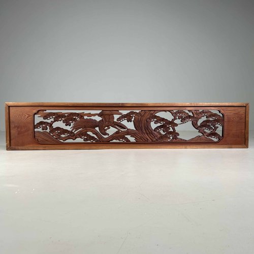 Wooden Ranma Temple Mountain Landscape, Japan, 1920s for sale at Pamono