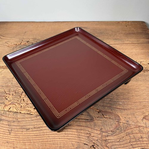 Wooden Urushi Lacquered Tea Table Serving Tray, Japan., 1970s for sale ...