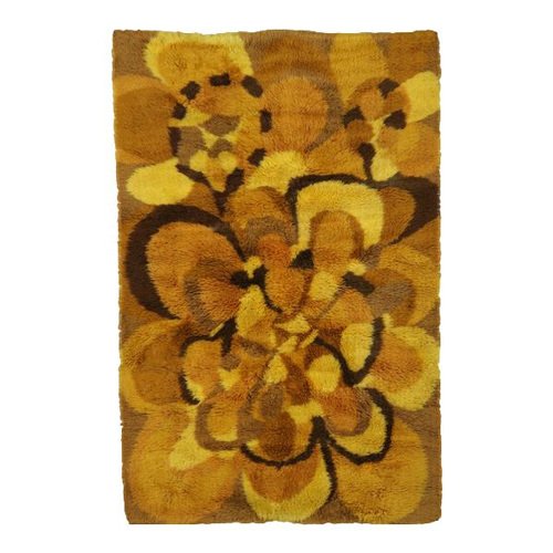 Vintage Mechanical Rug in Wool for sale at Pamono