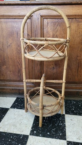 Vintage rattan bar store