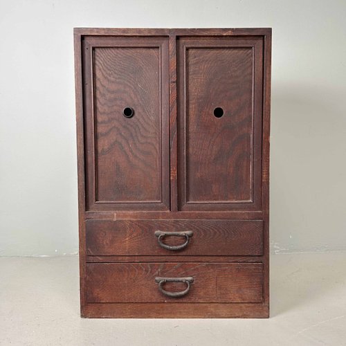 Traditional Japanese Storage Cabinet, 1930s for sale at Pamono
