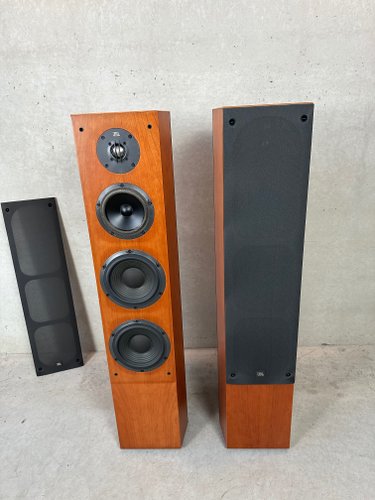 Vintage JBL Xti 80 Speakers in Cherry, Set of 2 for sale at Pamono