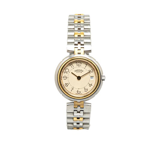 Quartz Stainless Steel Clipper Watch from Hermès for sale at Pamono