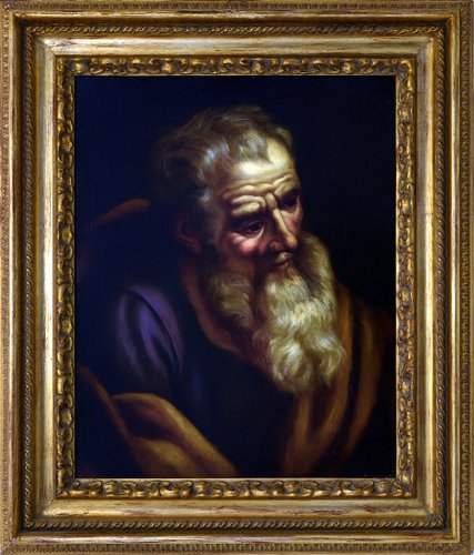 Ciro De Rosa, Head of Philosopher, Oil on Canvas, 1990s, Framed for ...
