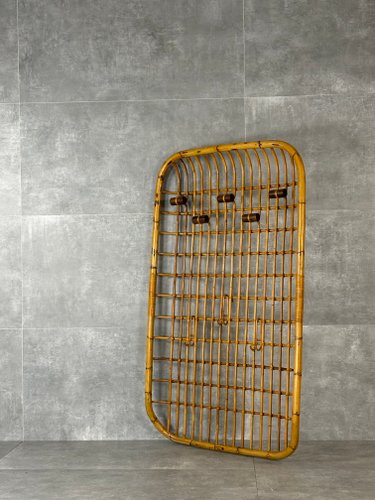 Wicker Coat Rack by Olaf Van Bohr, 1950s for sale at Pamono