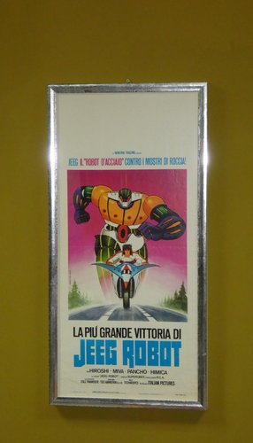 Original First Edition Anime Jeeg Robot Poster by Mario Piovano for ...