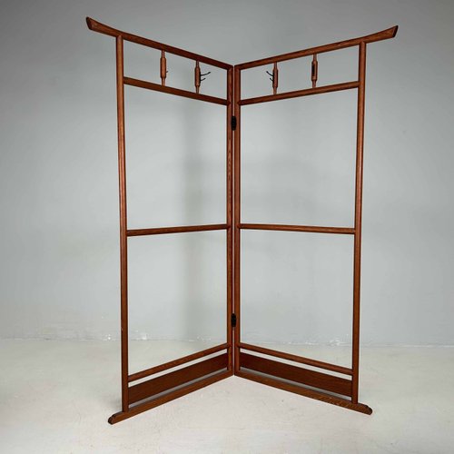 Vintage Japanese Wooden Kimono Hanger Stand for sale at Pamono
