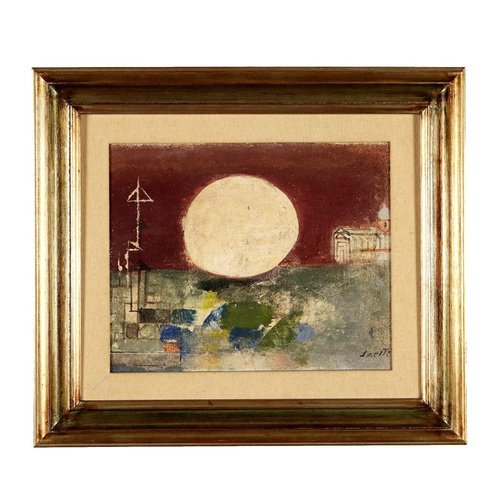 Bruno Saetti, Fresco, Painting on Canvas, Framed for sale at Pamono