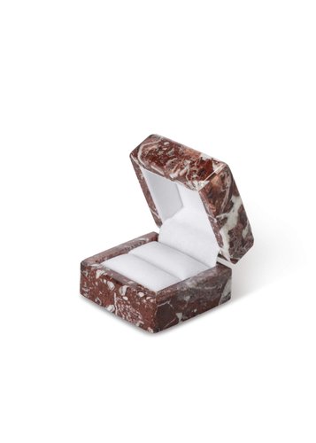 Rosso Lepanto Marble Ring Box by Royal Bee Design for sale at Pamono