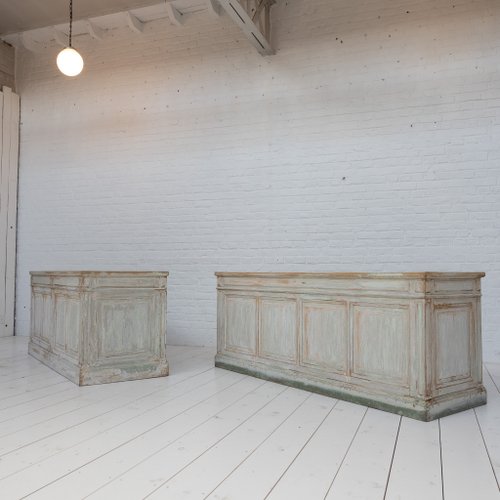 French Wooden Counters, 1930, Set of 2 for sale at Pamono