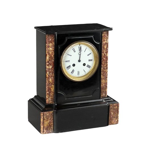Countertop Clock in Black Marble for sale at Pamono