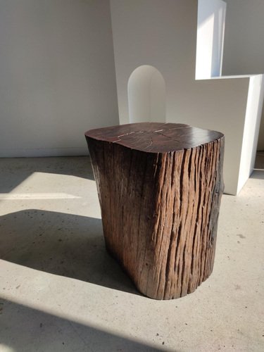 Tabouret de bout de canapé modulable en bois de fer massif en vente sur ...