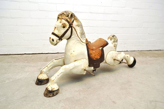 Vintage Childrens Rocking Horse by Mobo, 1950s for sale at Pamono