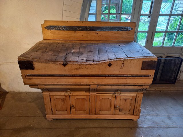 Beech Butcher Block, 1907 for sale at Pamono