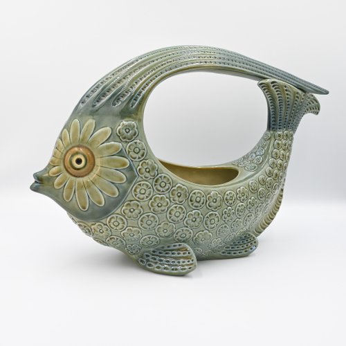 Ceramic Green Fish by Lladró, 1970s for sale at Pamono
