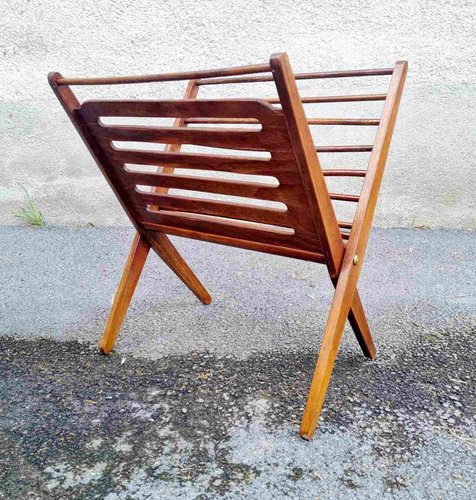 Mid-Century Modern Folding Magazine Rack by Nevco, 1960s for sale at Pamono