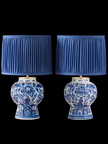 Royal blue table lamp store