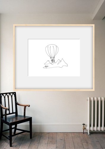 Balzac, Hot Air Balloon, 2023, Print for sale at Pamono