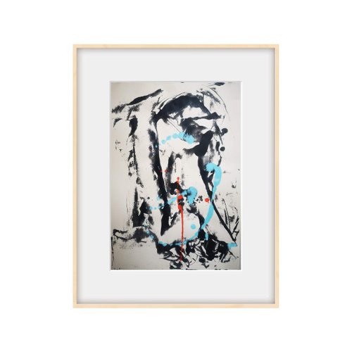 Alice Maier, The 5th Element Series: No. 3, 2024, Acrylic on Paper for sale at Pamono