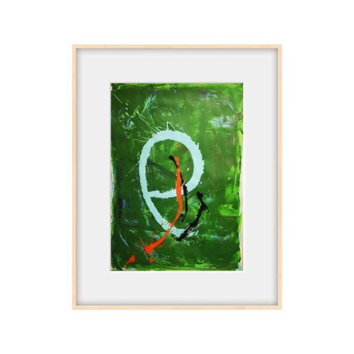 Alice Maier, The 5th Element Series: No. 5, 2024, Acrylic on Paper for sale at Pamono