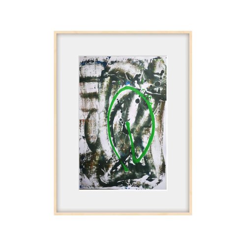 Alice Maier, The 5th Element Series: No. 6, 2024, Acrylic on Paper for sale at Pamono