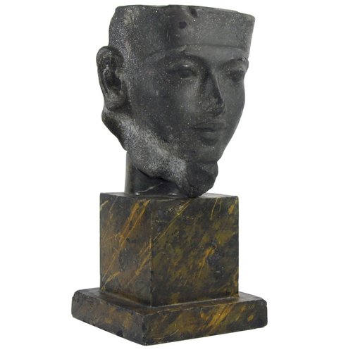 Vintage Copy of Ancient Sculpture Amun-Ra Head, 1950s for sale at Pamono