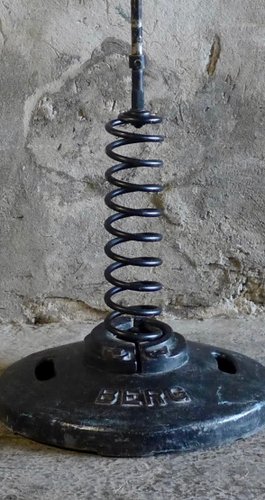 Iron and Leather Box Ball Punch for sale at Pamono