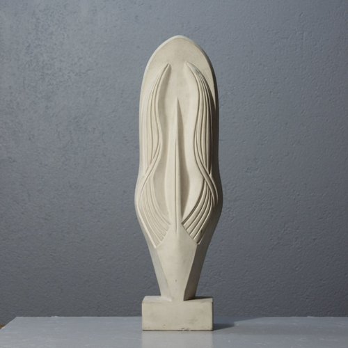 Abstract Plaster Sculpture by Maxime Fillon, 1970s for sale at Pamono