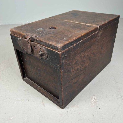 Antique Wooden Zenibako Temple Offering Box, 1890s for sale at Pamono