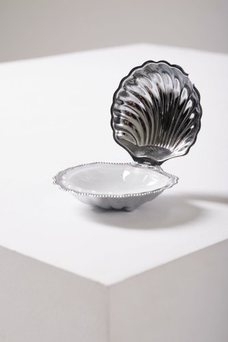 Shell Butter Dish in Stainless Steel for sale at Pamono