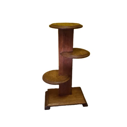 Art Deco French Oak Plant Stand 1930s For Sale At Pamono