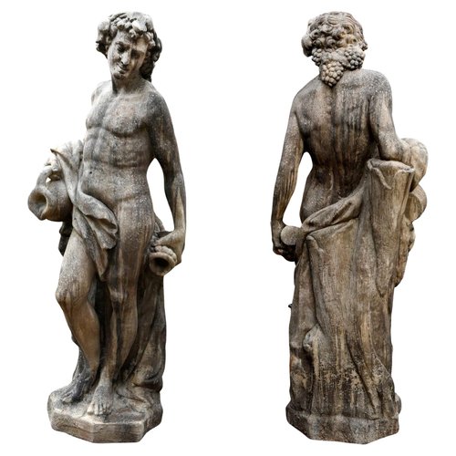 Estatua de Baco, siglo XX, cemento en venta en Pamono