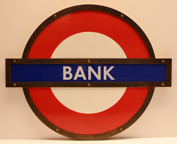 Bank Tube Station Roundel, 1940 for sale at Pamono