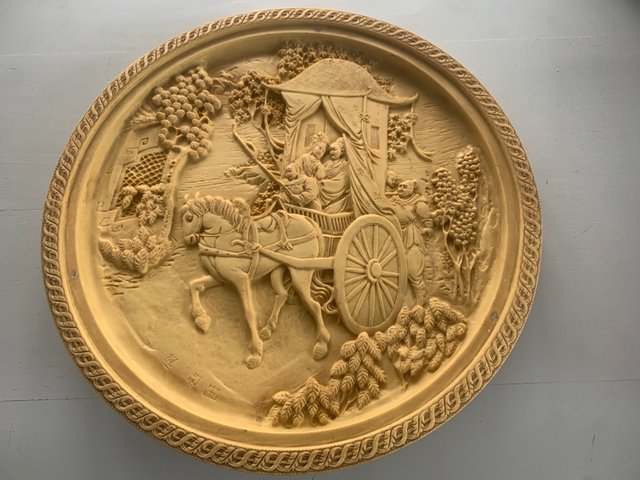 Carved Alabaster Artwork, 1970s for sale at Pamono