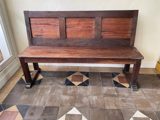 French Church Pew Bench for sale at Pamono