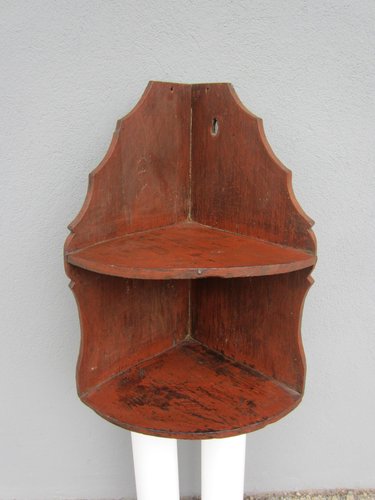 Rustic Scandinavian Corner Wall Shelf for sale at Pamono
