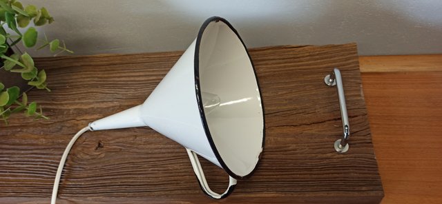 Enamelled Light Funnel, 1960s for sale at Pamono