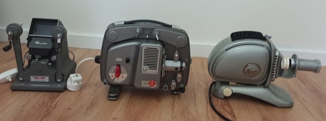Metal Projectors, 1970s, Set of 3 for sale at Pamono