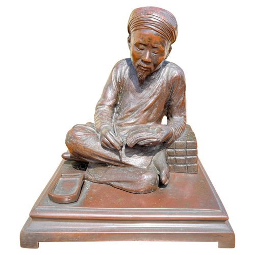 Ecriture Alphabétique en Bronze Meiji, 19ème Siècle en vente sur Pamono