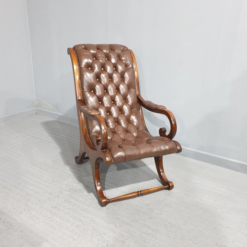 Mahogany Slipper Lounge Chair for sale at Pamono