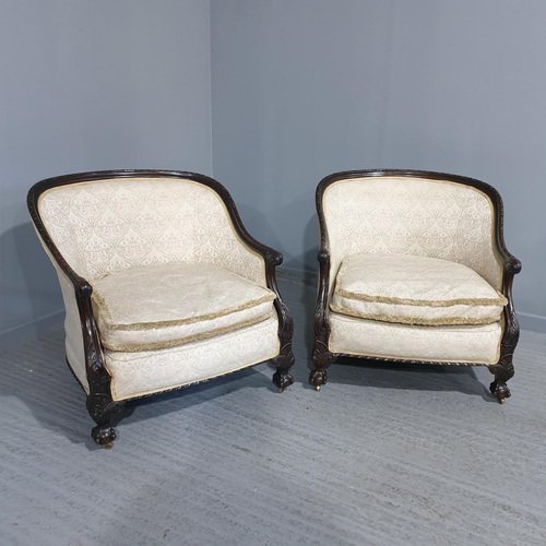 Set of Hoop Backed Easy Chairs for sale at Pamono