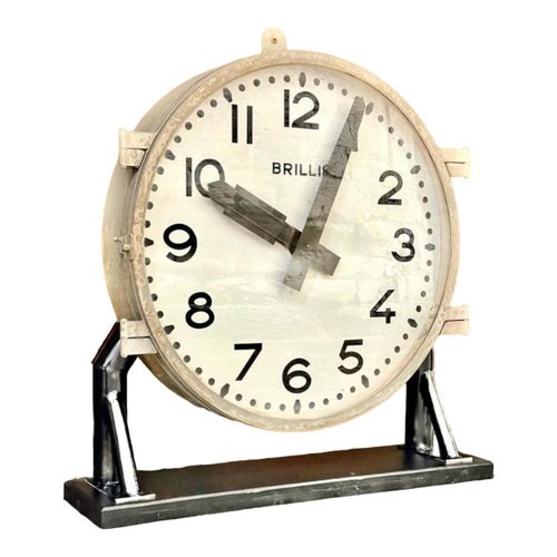 Vintage Train Station Clock for sale at Pamono