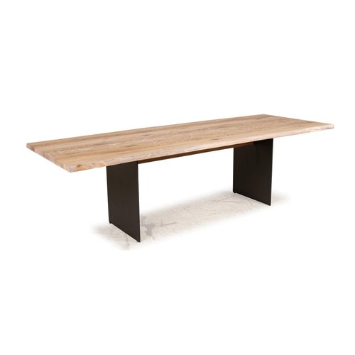 Asco Duo Rustical Holt Dining Table in Brown Oak for sale at Pamono