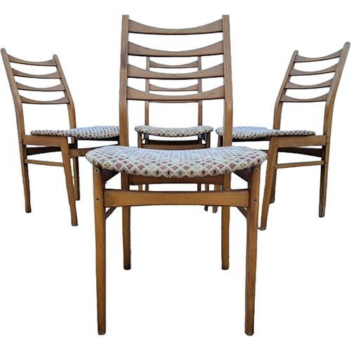 Mid-Century German Chairs, Set of 4 for sale at Pamono