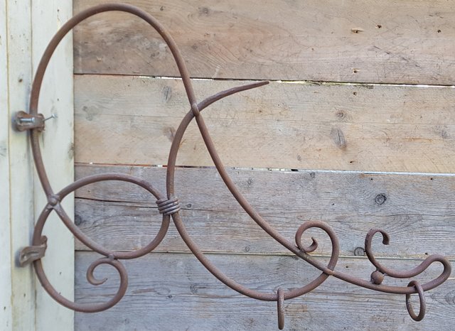 Art Nouveau Wrought Iron Signboard Shop Board Signboard for sale at Pamono