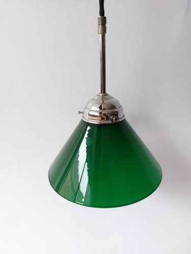 Vintage Green Ceiling Lamp for sale at Pamono