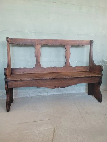Tan Wooden Church Bench for sale at Pamono