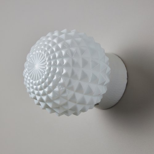 Spiky Spherical Lamp in Ceramic and Glass for sale at Pamono